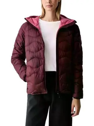 PEAK PERFORMANCE Helium Quilted Hooded Jacket - Red