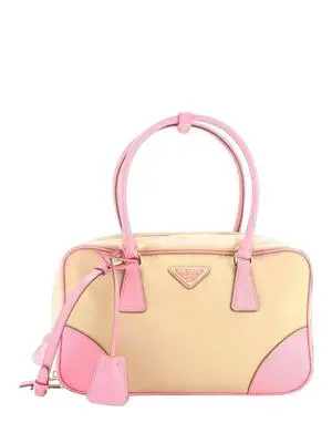 PRADA Re-edition 1978 Two Handle Bag Re-nylon With Saffiano Leather Medium Satchel