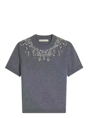 VANESSA BRUNO Helmine Crystal-embellished Sweater