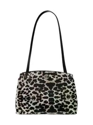 LIFFNER Pushlock Leopard-print Shoulder Bag
