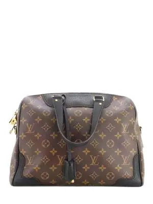 LOUIS VUITTON Retiro Nm Handbag Monogram Canvas And Leather Satchel - Black