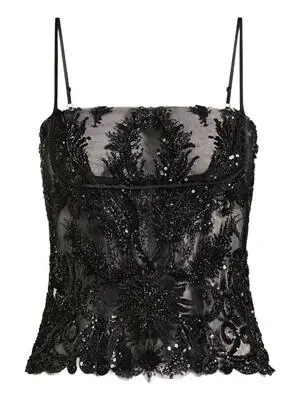 SCARLETT GASQUE Bianca Top - Black Black