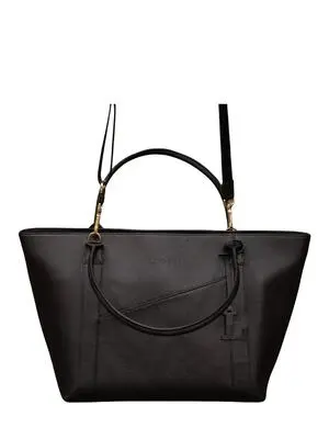 LEATHERE The New York Tote - Black