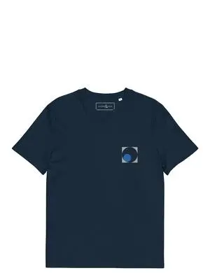 ANCHOR & CREW Navy Twenty Off-grid Editions Organic Cotton T-shirt - Blue