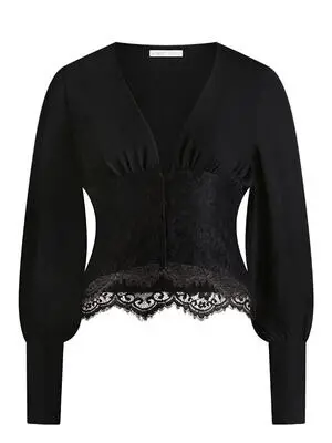 SCARLETT GASQUE Black Angela Top