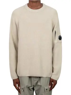 C.P. COMPANY Crew Neck Long-sleeved Knitwear - No