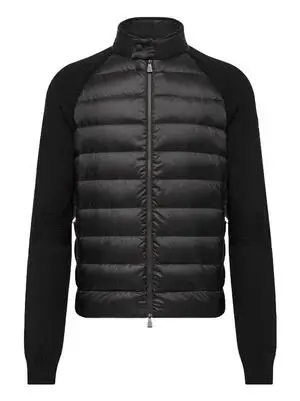Moncler High-neck Zipped Jacket - Black