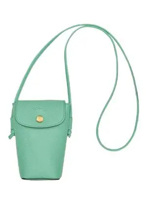 Longchamp Pure Leather Phone Case - Mint