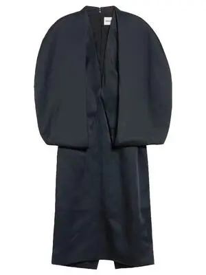 Khaite Dakota Bonded Crepe Satin Dress - Black