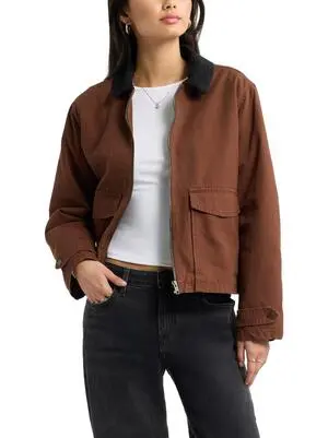 Bp. Cotton Canvas Barn Jacket Brown