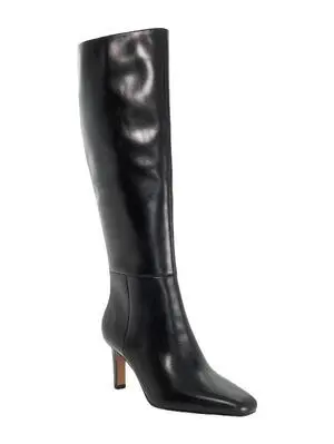 Dune London Standin Knee High Boot - Black