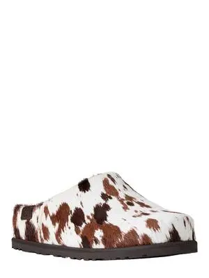UGG Otzo Genuine Calf Hair Western Clog - Brown Multi