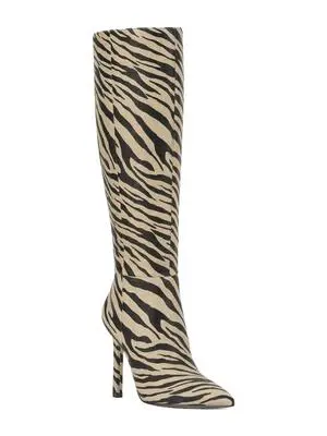 Jessica Simpson Dilea Faux Leather Knee High Boot - Bone Multi