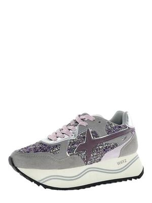 W6YZ Deva Platform Sneaker - Medium Grey