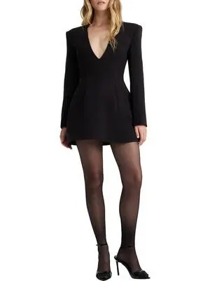 Bardot Olivia Structured Minidress - Black