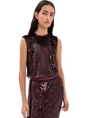 Simkhai Cydia Sleeveless Top - Fig