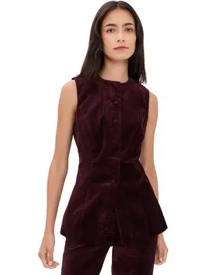 Joe's Jeans The Velveteen Tunic - Cabernet