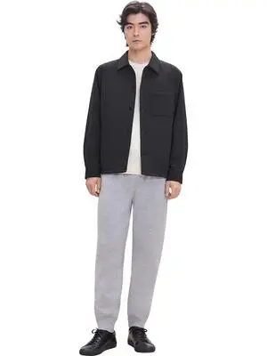 Theory Overshirt In Motion Nylon - Black