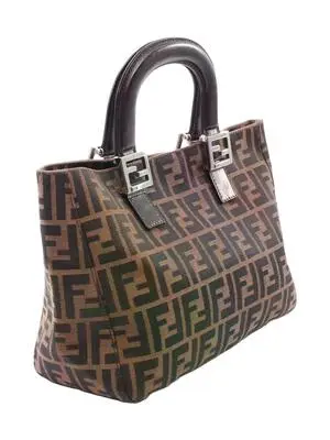 Fendi 2010s Zucca Tote Bag - Brown