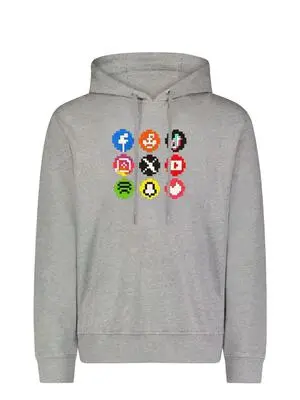 MOSTLY HEARD RARELY SEEN 8-BIT Graphic-print Hoodie - Grey