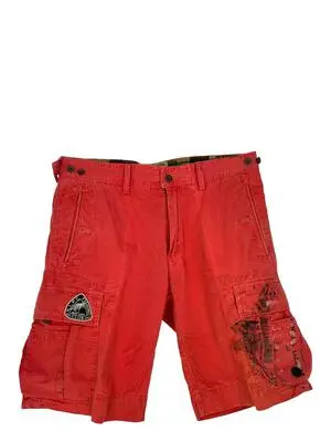 Ralph Lauren Printed Cargo Shorts - Red