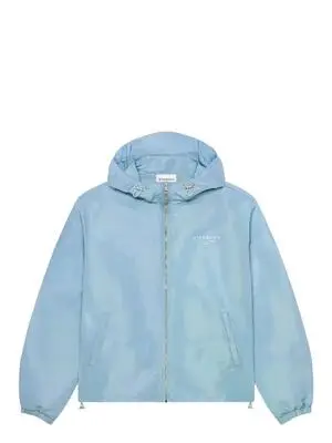 Givenchy Windbreaker In Polyfaille With Stamp Embroidery - Blue