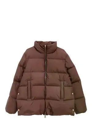Moncler Vivantesse Quilted Down Jacket - Brown