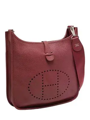 Hermès 2014 Pm Evelyne Iii Crossbody Bag Red