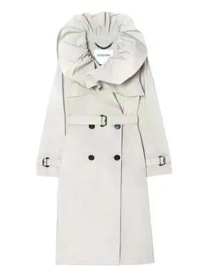 Burberry Long Faille Clare Trench Coat - Neutrals