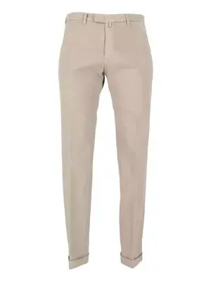 BRIGLIA 1949 Turn-up Cuff Trousers - Neutrals