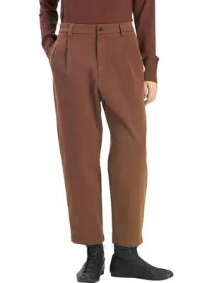 Barena Venezia Roxanne Pleated Trousers - Brown