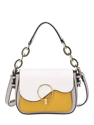 MKF COLLECTION BY MIA K. Fantasia Shouder Bag Light Gray Mustard - Grey
