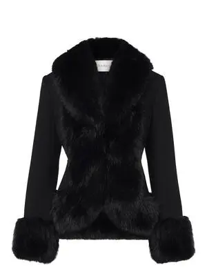 Nina Ricci Wool And Cashmere Jacket - Black