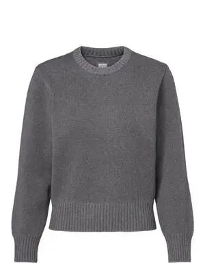 TOTEME Wool And Cotton Sweater - Grey