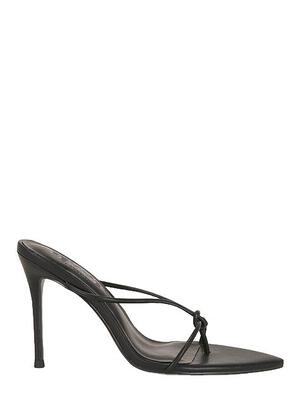 Femme La Slipper Heel In Black - Noir