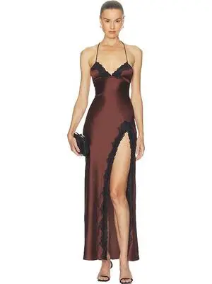 MORE TO COME Jennyfer Maxi Dress - Brown