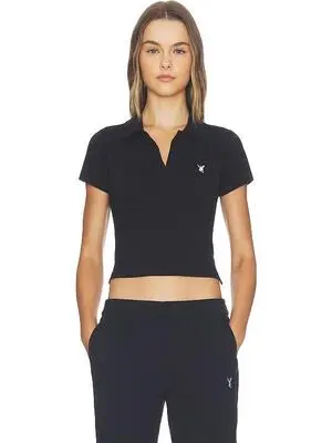 HAELO Archangel Crop Polo - Black