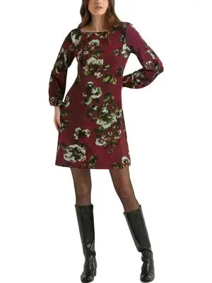 Malìparmi Frosted Blossom Floral-print Mini Dress - Red