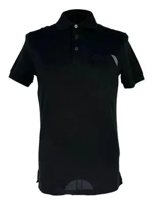 Givenchy Logo-tape Polo Shirt - Black