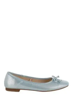 RAG & CO Agshin Metallic Ballet Flats In Baby By Rag & Co