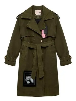 COME ON Joy Division Love Will Tear Us Apart Trench — Green, Genderless