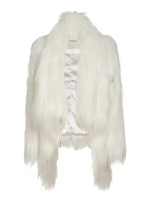 N'ONAT King Wrap Vegan Coat In White White