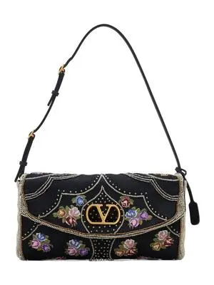 VALENTINO DeVain Small Beaded Shoulder Bag