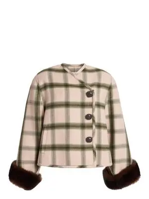 Valentino Garavani Double Wool Caban Jacket - Multi