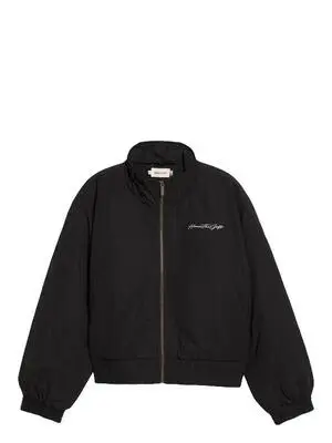 HONOR THE GIFT Logo Script Puffer Jacket - Black