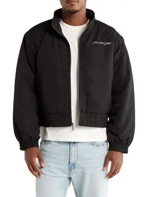 HONOR THE GIFT Logo Script Puffer Jacket - Black