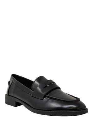 SHU SHOP Tammy Faux Leather Loafer - Black