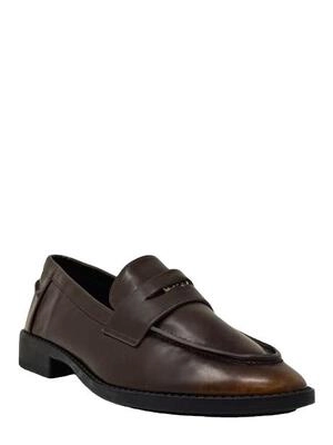 SHU SHOP Tammy Faux Leather Loafer - Brown