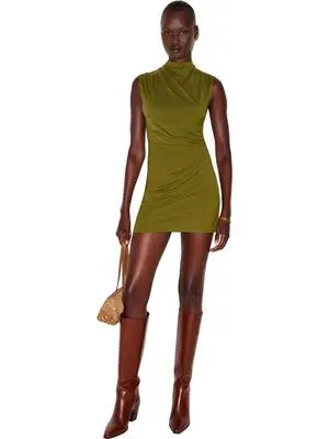 REFORMATION Amias Knit Dress - Green