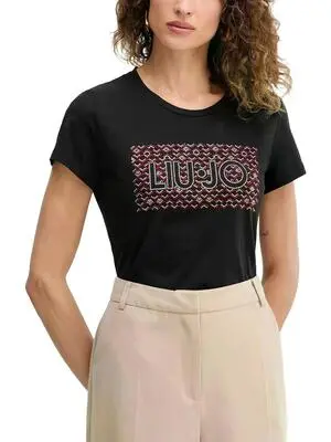 Liu Jo Embellished T-shirt - Black